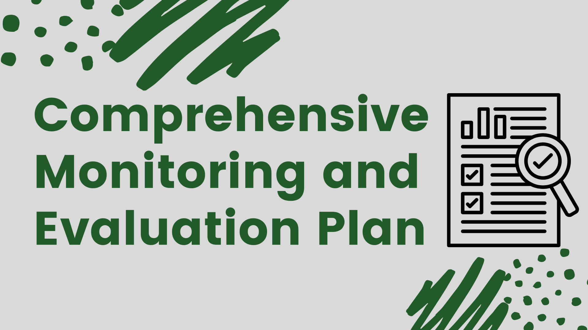 Monitoring and Evaluation Plan - Altamont Group